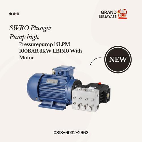 Jual SWRO Plunger Pump high pressurepump 15Lpm 100Bar 3KW LB1510 With ...
