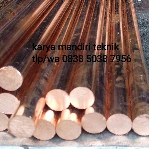 Jual As tembaga grounding rod 32mm x 1000mm - as tembaga 32mm x 1meter ...