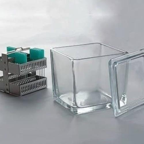 Jual Preparat rak pengecatan pewarnaan Staining jar deluxe 30 slide ...