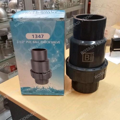 Jual Single ball check pvc 1/2" inch / ball check valve single watermur ...