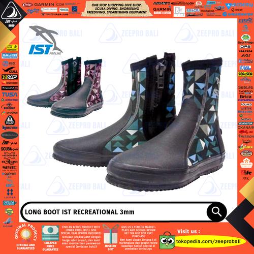 Jual Long High Boot IST Sepatu Selam Scuba Diving Booties Neoprene Camo ...