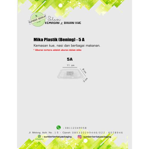 Jual Mika Plastik 5A (100 pc) - Kota Bandung - Sumber Berkat Packaging ...