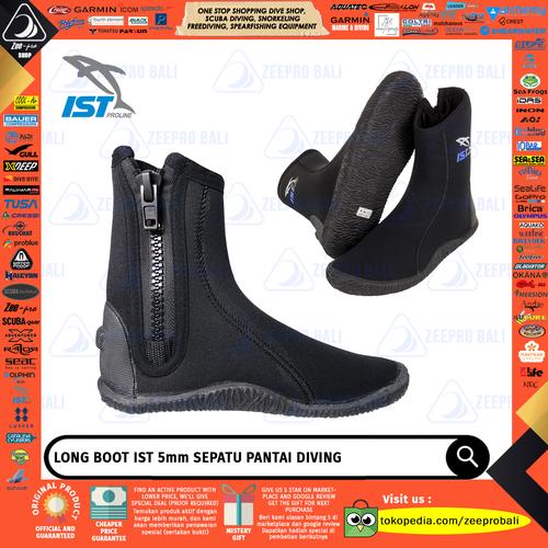 Jual Long Boot IST Sepatu Selam Scuba Dive Shoes Diving Booties 5mm S19 ...