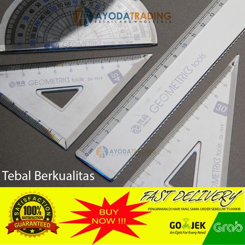 Jual Penggaris Geometri Segitiga Busur Set - Jakarta Barat - Ayoda ...