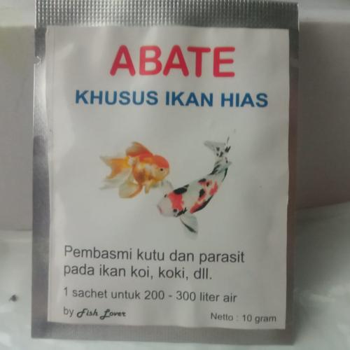 Jual ABATE Obat Kutu Khusus Ikan Hias/Ikan Koi/ segala jenis ikan ...