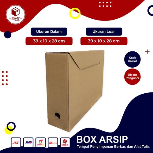 Jual Box File - 38 x 10 x 28 cm storage/boxfile/arsip/kardus/packing ...