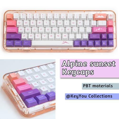 Jual Alpine Sunset gradient keycaps cherry profile pbt - Kab. Sukoharjo ...
