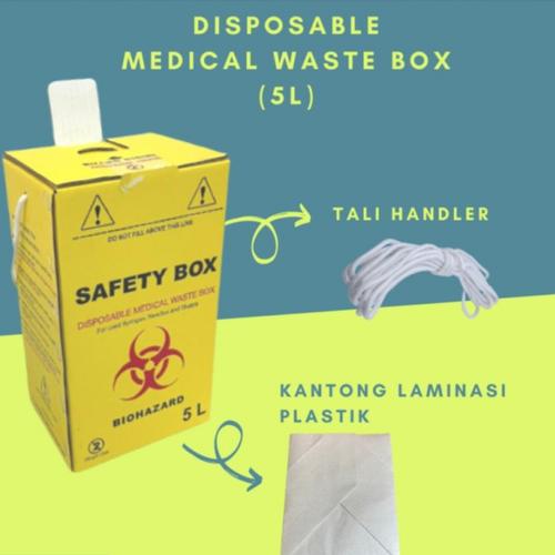 Jual Safety Box 5 liter Tempat Sampah Medis Tempat limbah medis - Jakarta Timur - winmed shop ...