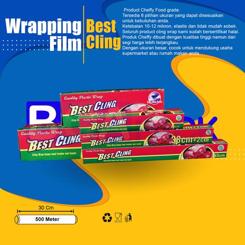 Jual BEST CLING 30 cm x 500 meter JUMBO - PLASTIK CLING WRAP. - Jakarta ...