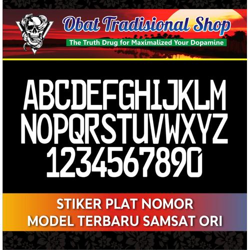 Jual Stiker Plat Nomor Model TERBARU - Mobil - Kota Surabaya ...