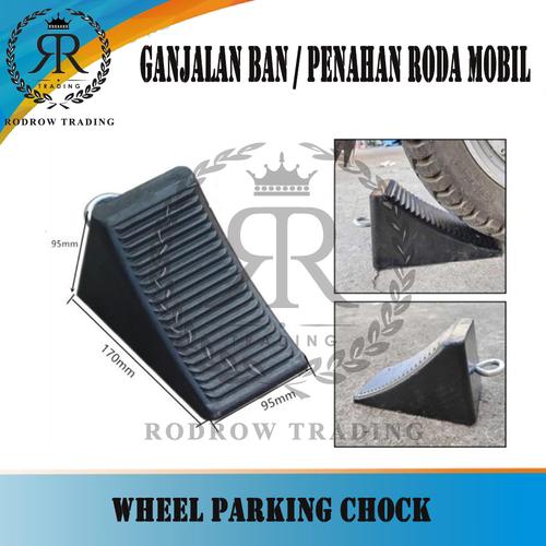 Jual Pengganjal Ban Mobil / Penahan Ban Roda / Wheel Parking Chock ...