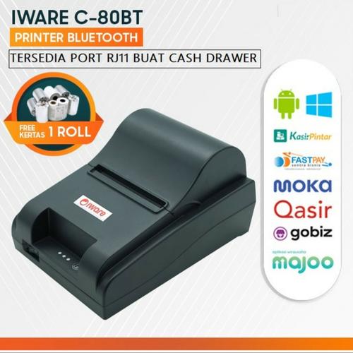 Jual Printer Thermal 80 mm Bluetooth dan USB IWARE C80BT - Kota ...