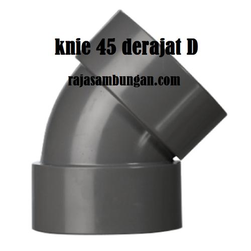 Jual Elbow 3 inch D 45 Derajat Elbow PVC Sambungan Pipa Knee Rucika ...