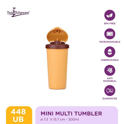 Jual Botol Minum Twin Tulipware Mini Multi Tumbler 300 ML - Blue ...