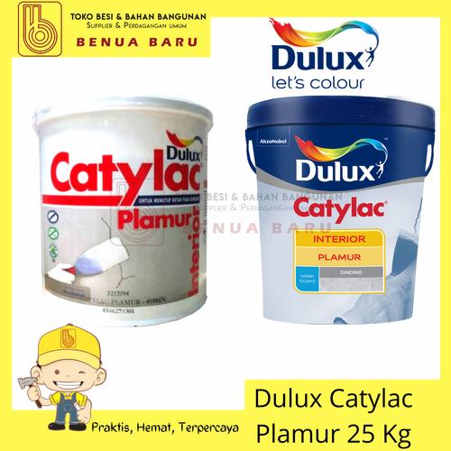 Jual Dempul Plamir Plamur Tembok Dulux Catylac Plamur Interior 25 KG ...