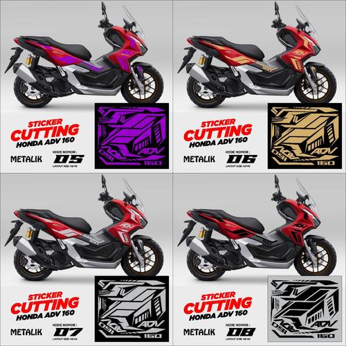 Jual Sticker Cutting Body Motor Honda ADV 160 Variasi Metalik Semua ...