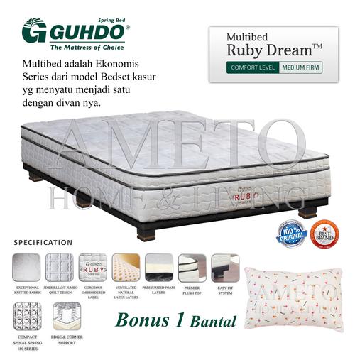 Jual Guhdo Multibed Latex Ruby Dream - 120x200 - HANYA KASUR DAN DIVAN - Hitam - Kota Depok ...