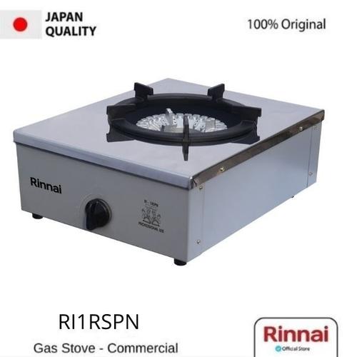 Jual RINNAI KOMPOR GAS 1 TUNGKU BIG BURNER RI 1 RSPN STAINLESS RI-1 ...