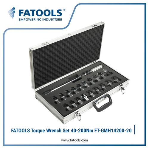 Jual FATOOLS Torque Wrench Set 200Nm Open End and Ring Insert GMH14200 ...