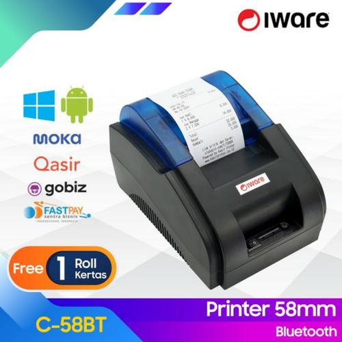 Jual Thermal Printer IWARE bluetooth dan usb 58 mm C58 - Kota Denpasar ...