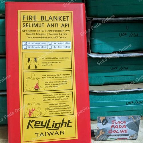 Jual Selimut anti api fire blanket Keylight - 1.8m x 1.8m - Jakarta ...