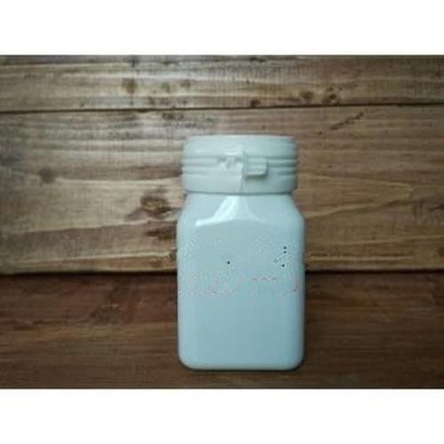 Jual BOTOL KAPSUL 60 pcs 100ml plastik PET kotak bulat bening wadah ...