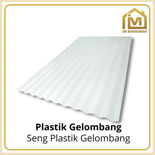 Jual Seng Plastik Gelombang Transparan Lebar 1 Meter - 210 - Kota ...