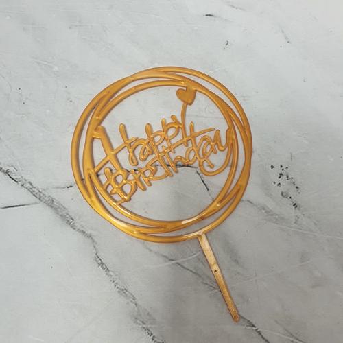 Jual Topper Happy Birthday Bulat - Kota Bandung - La Mamma Dessert ...