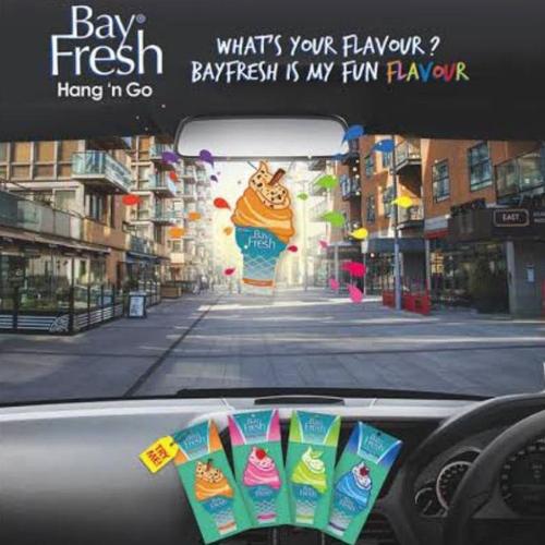 Jual BayFresh Bay Fresh Hang 'n Go parfum mobil desain unik paper car ...