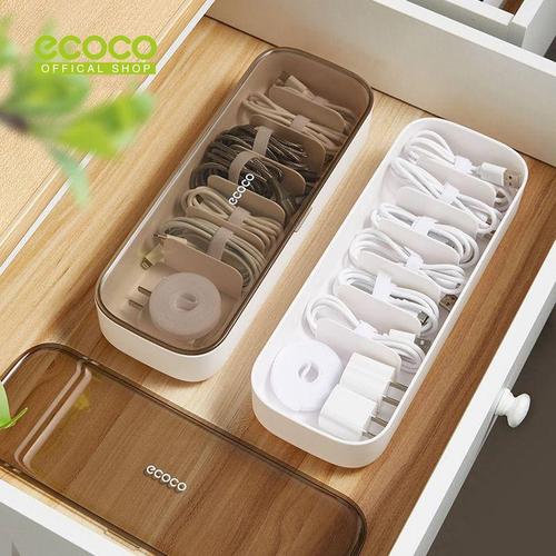 Jual ECOCO Data Cable Storage Box - Kotak Organizer Penyimpanan Kabel ...