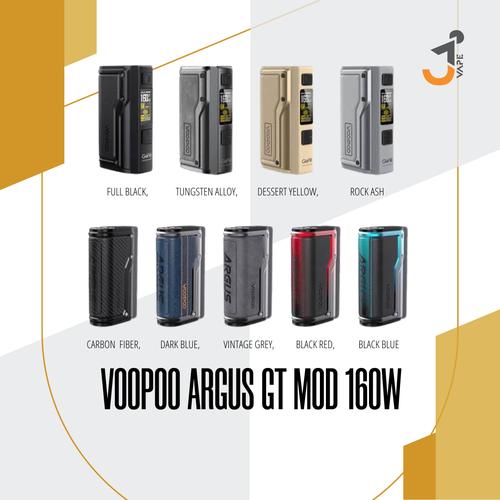 Promo ARGUS GT MOD ONLY 160W AUTHENTIC BY VOOPOO - CARBON BLACK - Kota ...