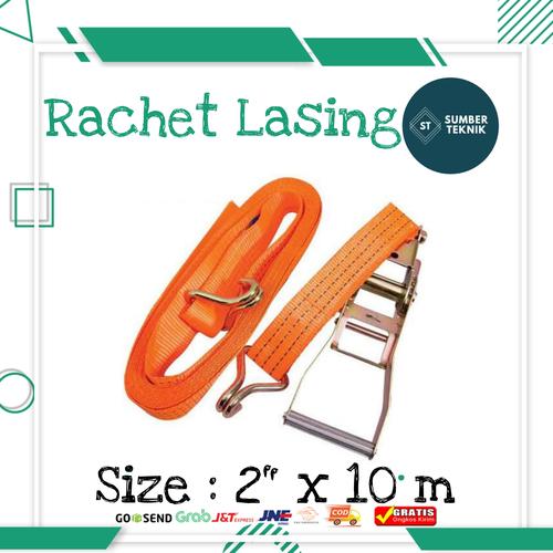 Jual Rachet Rechet Tie Down Cargo Lashing Tali Pengikat Barang 10 Meter ...