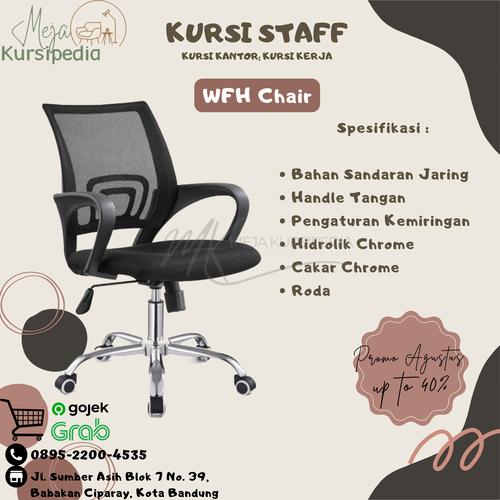 Jual Kursi Staff Jaring WFH / Kursi Kantor Jaring / Kursi Kerja Murah ...
