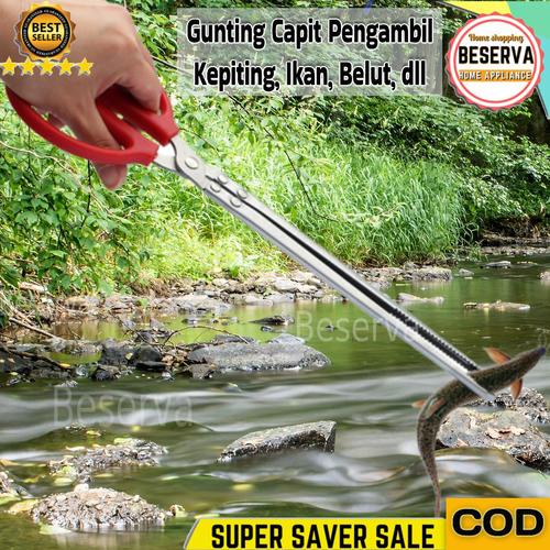 Jual Gunting Capit Kepiting Penjepit Ikan Capitan Belut Pengambil ...