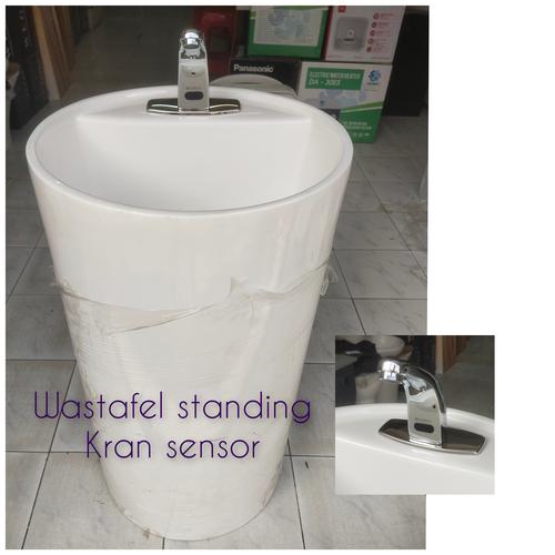 Jual wastafel standing kran sensor - Jakarta Barat - SJSANITARY | Tokopedia