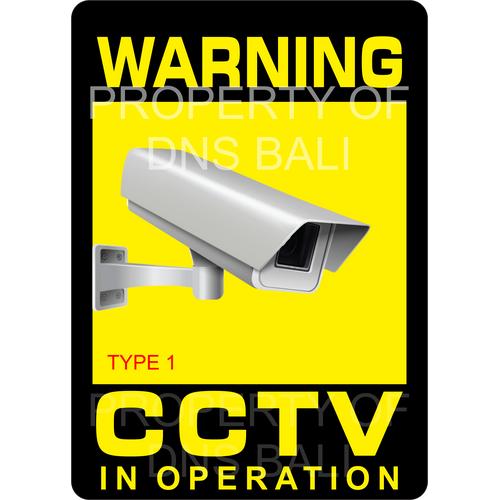 Jual STIKER CCTV A5 ANTI AIR - TYPE 1 - Kota Denpasar - DNS BALI ...