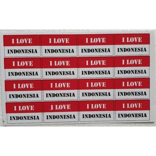 Jual 17 Agustus Stiker Sticker Pipi Muka Bendera Merah Putih Republik ...
