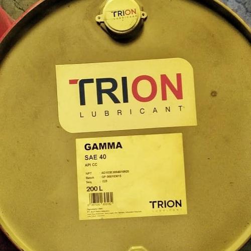 Jual Oli Drum Mesin Diesel/Disel TRION Gamma SAE 40 Api CC (200L ...