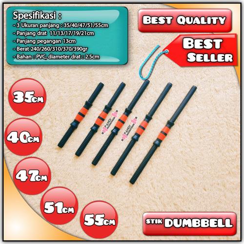 Jual stick dumbell 35cm pvc - stik dumbbell 35cm pvc - stik barbel pvc ...