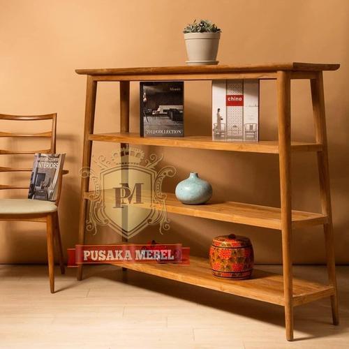Jual meja rak dapur, meja Konsul kayu jati, meja rak buku, rak hias ...