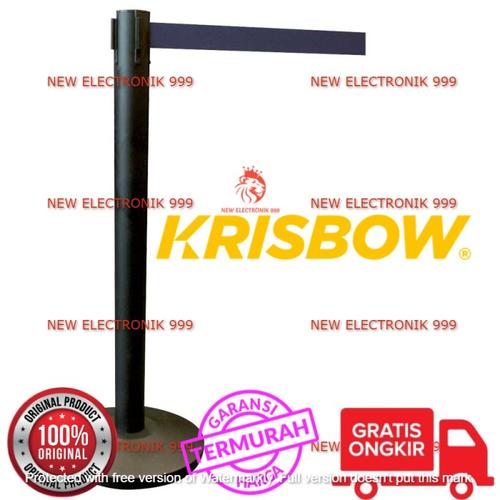 Jual Krisbow Tiang Antrian Dengan Tali Hitam Biru 10066195 - Jakarta ...