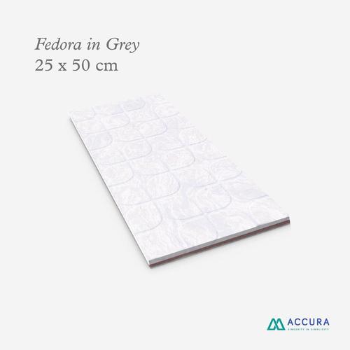 Jual KERAMIK DINDING 25X50 FEDORA GREY , BEIGE GLOSSY - MULIA TILE ...