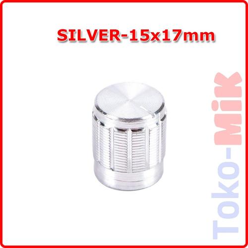 Jual POTENSIO KNOB METER TUTUP POTENSIOMETER 15mm 15x17mm ALUMINIUM ...