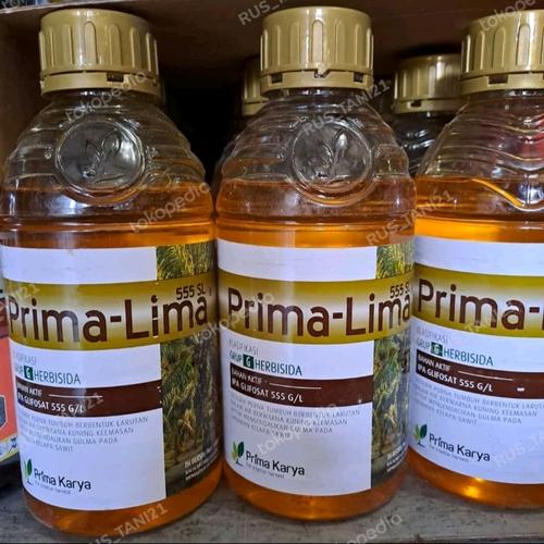 Jual herbisida sistemik prima lima 555sl 1Liter ba : IPA glifosat 555g ...
