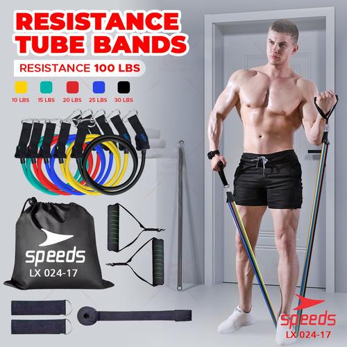 Promo SPEEDS Resistance Bands 11 in 1 Set Power Resistance Set Tali 024-17 - 024-17 - Kota ...
