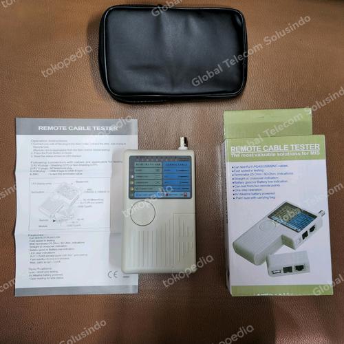 Jual Remote Cable LAN Tester RJ45 4in1 Compatible RJ45,RJ11,USB,BNC ...