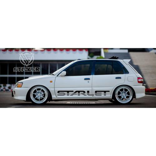 Jual cutting sticker mobil starlet gt starlet turbo starlet kotak dll ...