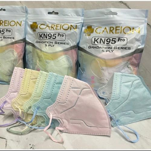 Jual Masker KN95 PRO CAREION Gradation Series 5ply Adult Earloop Mask ...