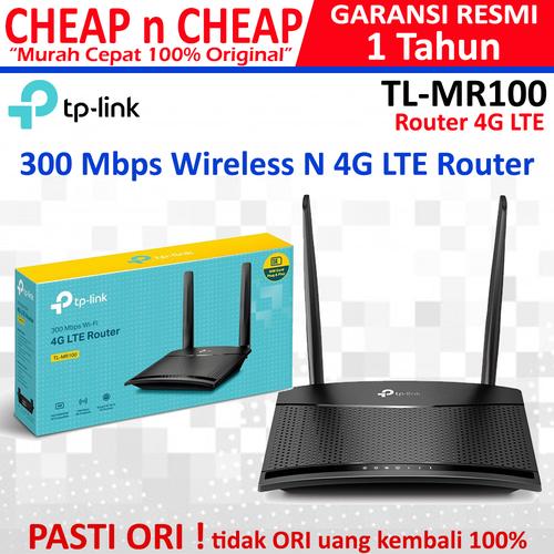 Jual TP-Link TL-MR100 Router 4G LTE - TPLink MR 100 Sim Card - ADVAN ...