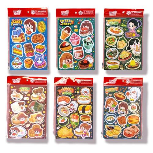 Jual CUTE FOAM STICKER DESSERT HOLOGRAM stiker lucu kawai scrapbook ...